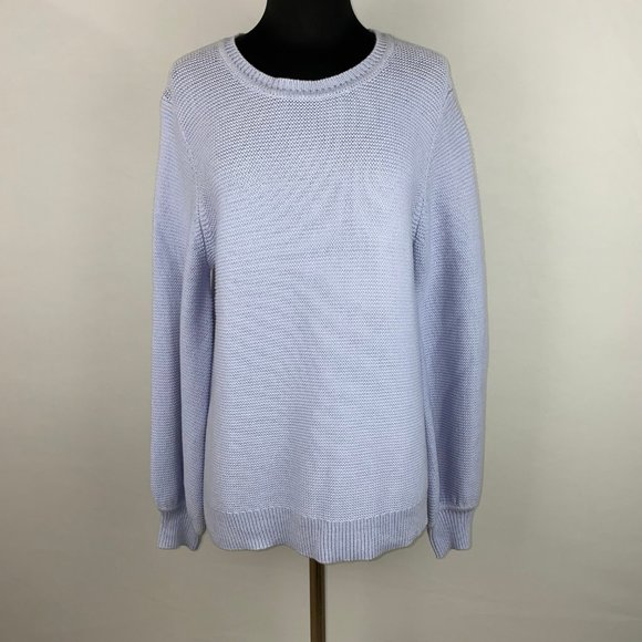 LOFT | Sweaters | Loft L Periwinkle Sweater Balloon Like Sleeves | Poshmark
